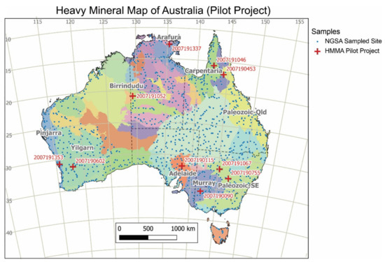 Minerals | Free Full-Text | The Heavy Mineral Map of Australia: Vision ...
