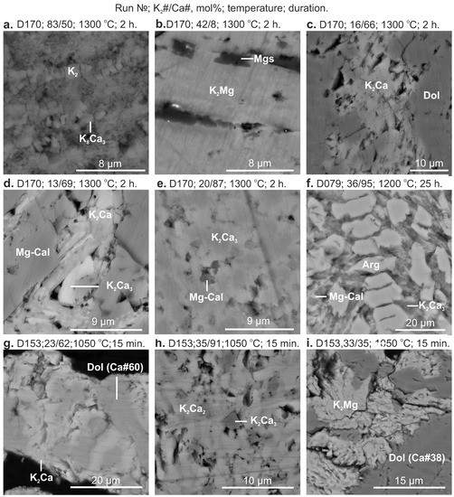 Quench Products of K-Ca-Mg Carbonate Melt at 3 and 6 GPa: Implications ...