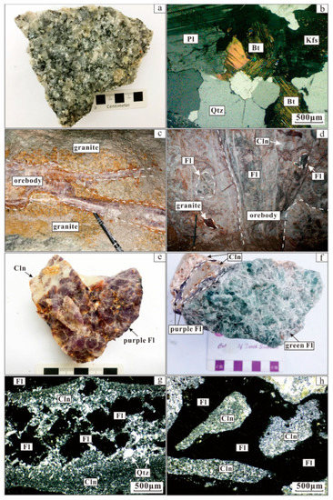 Genetic Relationship between Granite and Fluorite Mineralization in the ...