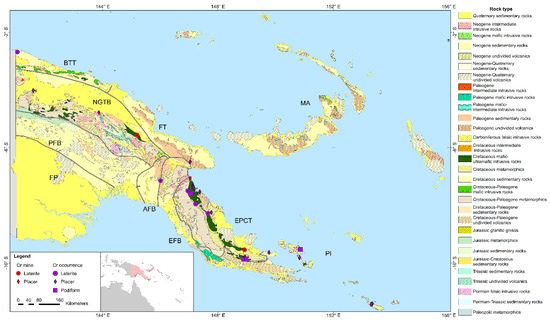 National-Scale Geochemical Baseline and Anomalies of Chromium in Papua ...