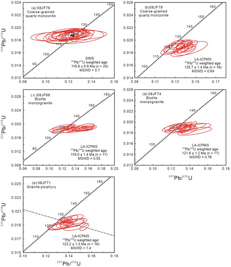 Magma Source and Petrogenesis of the Early Cretaceous Granites in The ...