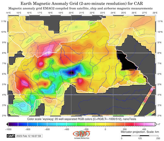 Coherence of Bangui Magnetic Anomaly with Topographic and Gravity ...