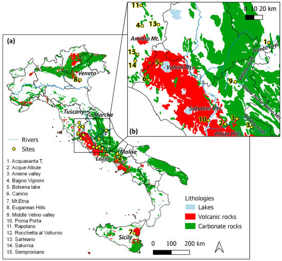 Uranium Geochemistry of Italian Travertines and Calcareous Tufas ...