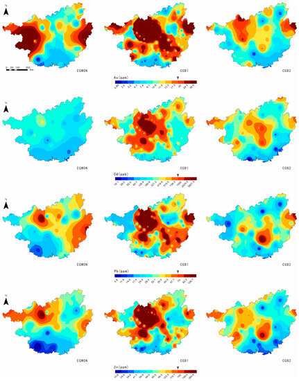 Temporal–Spatial Distributions and Influencing Factors of Heavy Metals As, Cd, Pb, and Zn in ...