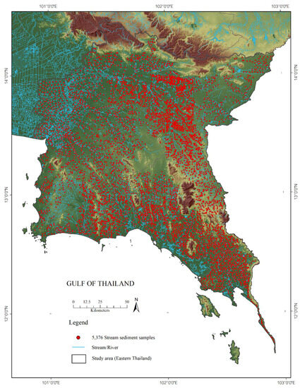 Prediction of Au-Associated Minerals in Eastern Thailand Based on ...