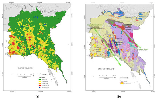 Prediction of Au-Associated Minerals in Eastern Thailand Based on ...