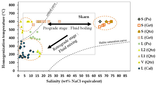 Evolution of Ore-Forming Fluids at Azegour Mo-Cu-W Skarn Deposit ...