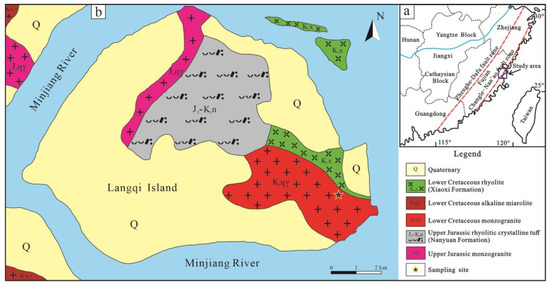 Minerals | Free Full-Text | Chronological and Mineralogical Records of the Langqi Pluton, Fuzhou ...