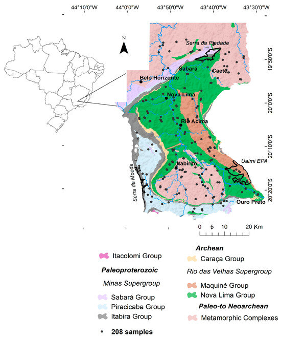 Minerals | Free Full-Text | Geochemical Mapping and Reference Values of ...
