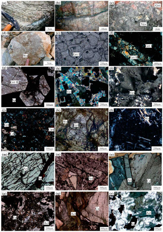 Skarn Formation and Zn–Cu Mineralization in the Dachang Sn Polymetallic ...