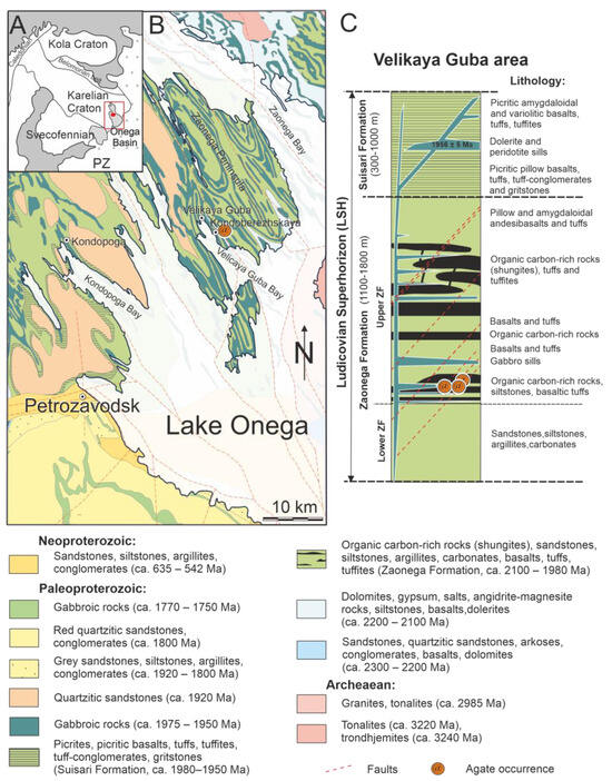 Agate Mineralization in Paleoproterozoic Organic Carbon-Rich ...