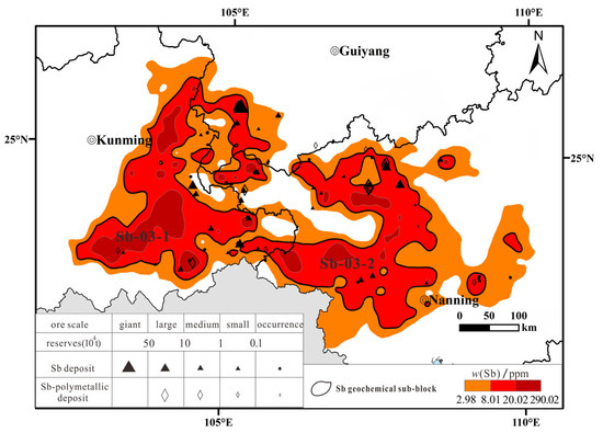 Estimation of the Potential Antimony Resource in Southern China with ...