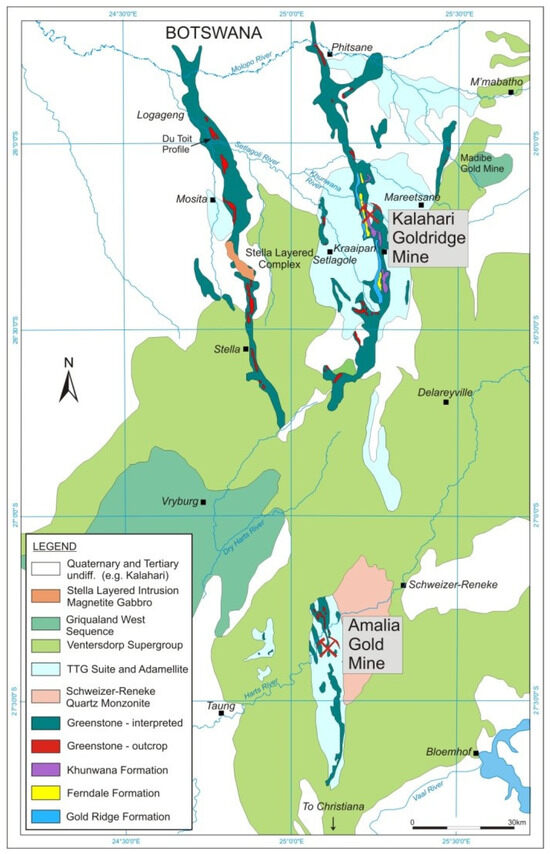 Evolution of Auriferous Fluids in the Kraaipan-Amalia Greenstone Belts ...