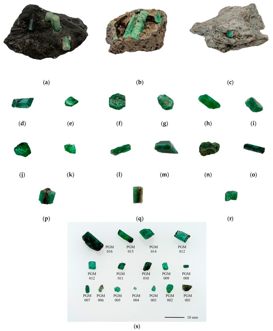 Microscopic, Spectroscopic and Chemical Analysis of Emeralds from ...