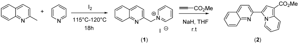 Methyl 3-(Quinolin-2-yl)indolizine-1-carboxylate