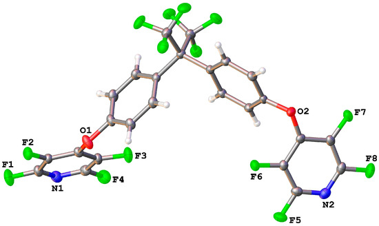 4,4′-(((Perfluoropropane-2,2-diyl)bis(4,1-phenylene))bis(oxy))-bis(2,3,5,6-tetrafluoropyridine)