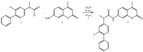 2-(2-Fluoro-[1,1′-biphenyl]-4-yl)-N-(4-methyl-2-oxo-2H-chromen-7-yl)propanamide
