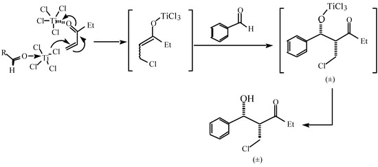 Halogeno Aldol Reaction of Ethyl Vinyl Ketone and Aldehydes Mediated by ...