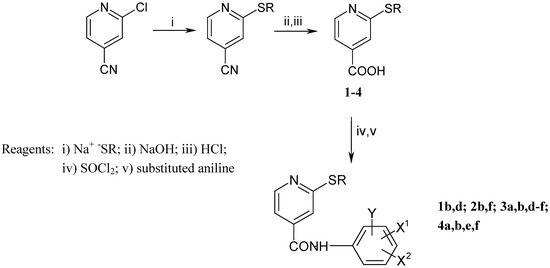 Some Anilides of 2-Alkylthio- and 2-Chloro-6-Alkylthio-4 ...