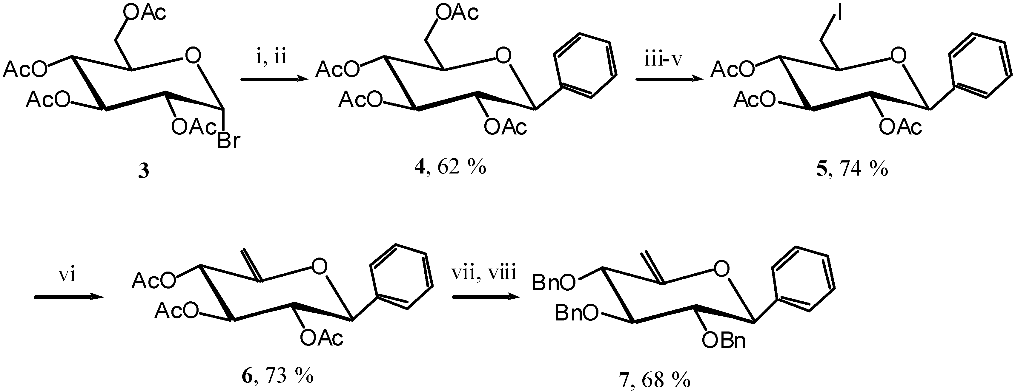 Triisobutylaluminium (TIBAL) Promoted Rearrangement of C-glycosides