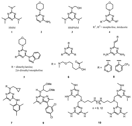 Synthesis of 2,4,6-Tri-substituted-1,3,5-Triazines