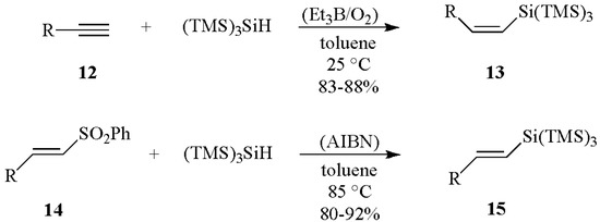Recent Applications of the (TMS)3SiH Radical-Based Reagent