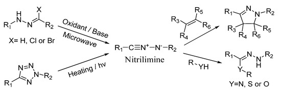 Nucleophilic Trapping Nitrilimine Generated by Photolysis of ...