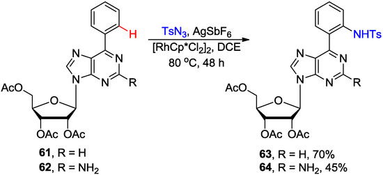 Modification of Purine and Pyrimidine Nucleosides by Direct C-H Bond ...