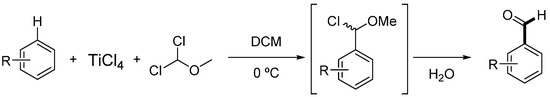 Formylation of Electron-Rich Aromatic Rings Mediated by Dichloromethyl ...
