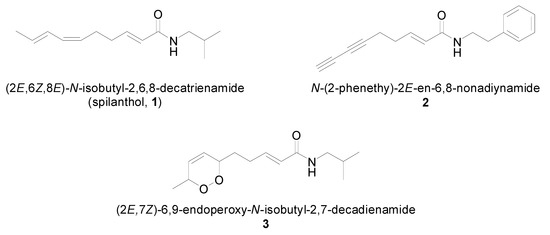 A New Alkamide with an Endoperoxide Structure from Acmella ciliata ...