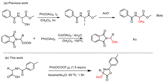A Novel Synthesis of 4-Acetoxyl 5(4H)-Oxazolones by Direct α-Oxidation ...
