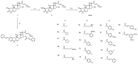 Synthesis of Cucurbitacin B Derivatives as Potential Anti ...