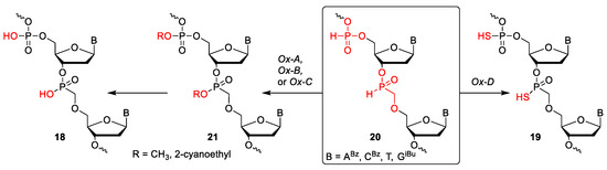 Solid-Phase Synthesis of Phosphorothioate/Phosphonothioate and ...