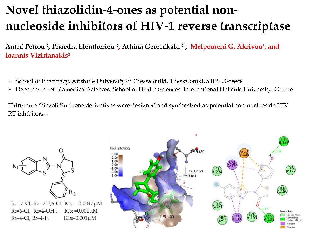 Molecules | Free Full-Text | Novel Thiazolidin-4-ones as Potential Non ...