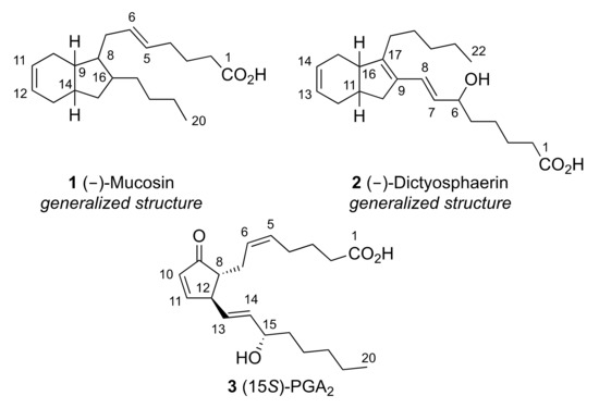 Some Biogenetic Considerations Regarding the Marine Natural Product (− ...