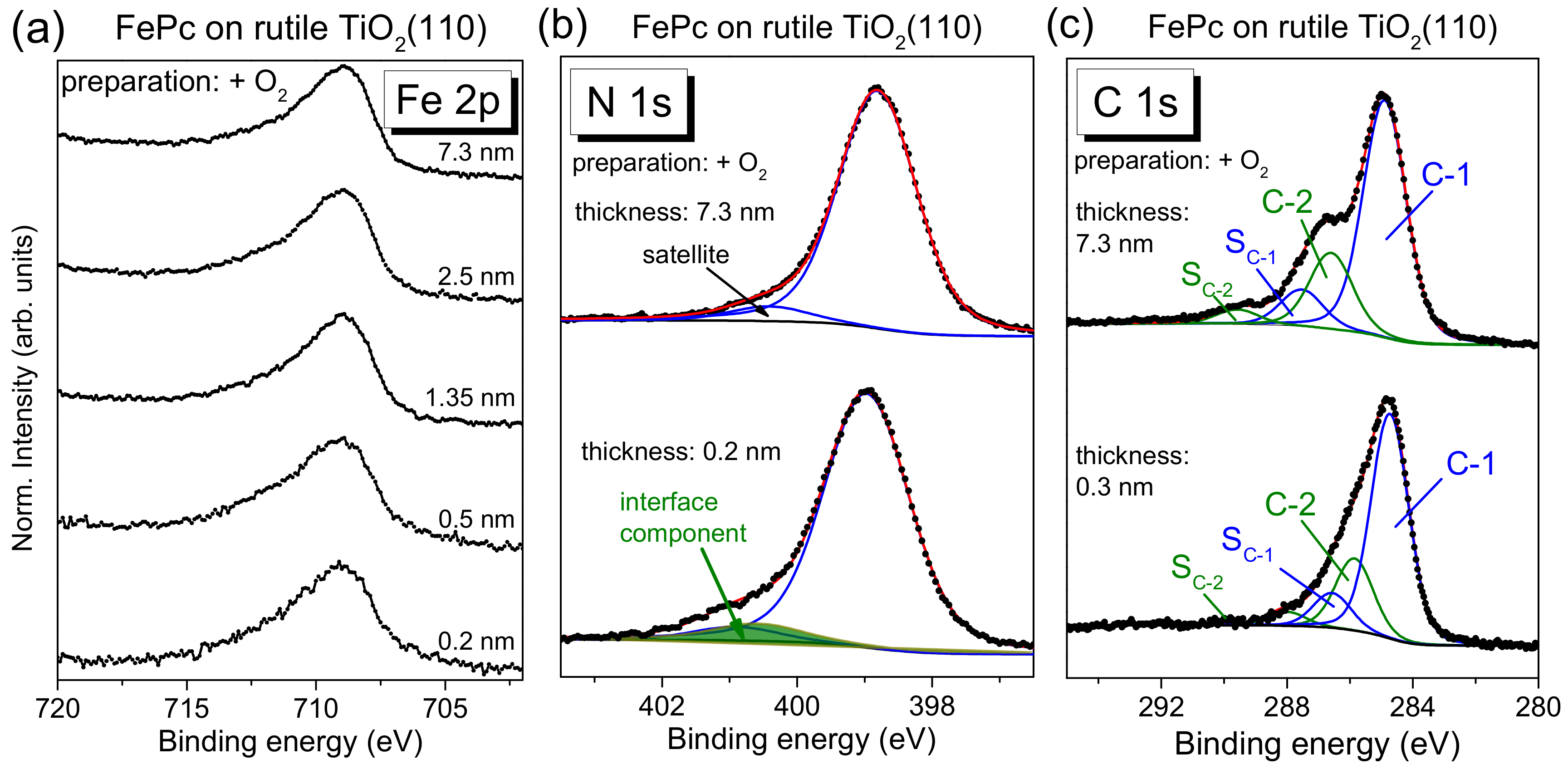 FePc and FePcF16 on Rutile TiO2(110) and (100): Influence of the ...