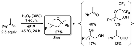 HFIP-Promoted Synthesis of Substituted Tetrahydrofurans by Reaction of ...