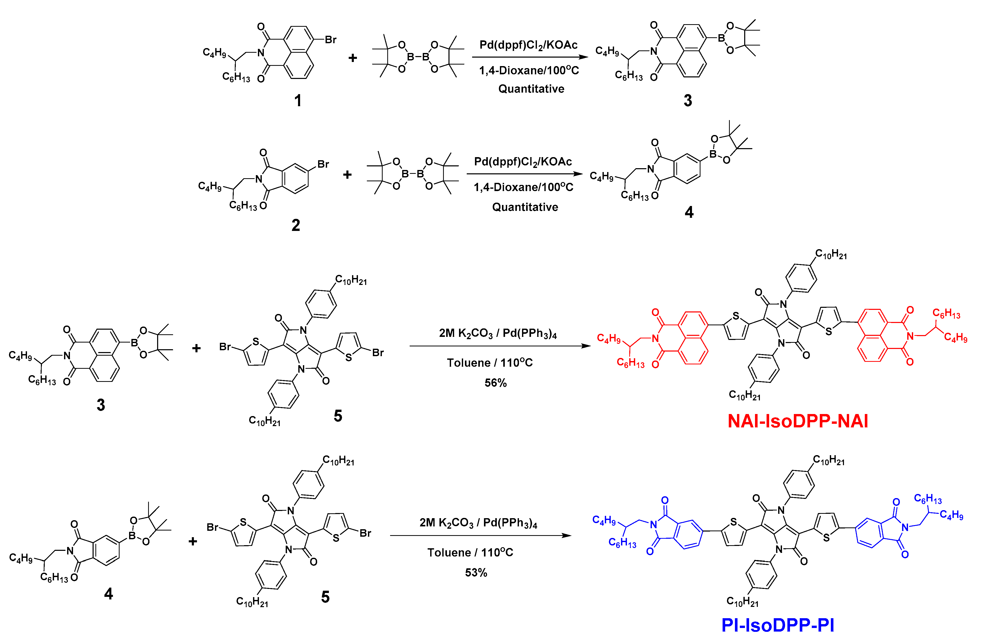 Pyrrolo[3,2-b]pyrrole-1,4-dione (IsoDPP) End Capped with Napthalimide ...