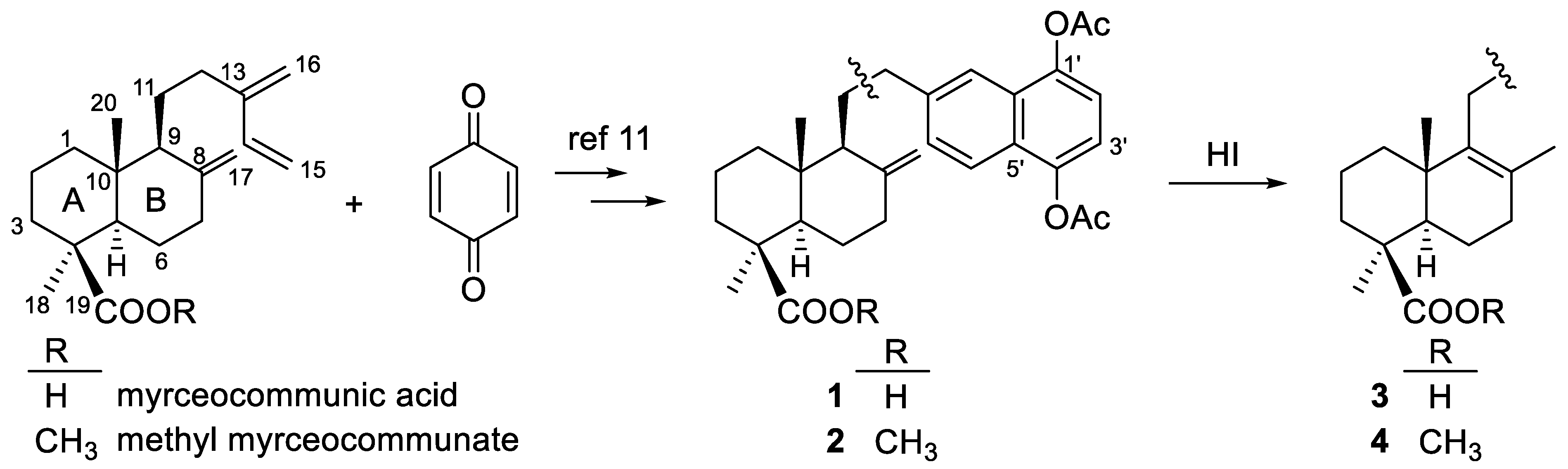 New Antineoplastic Naphthohydroquinones Attached to Labdane and ...