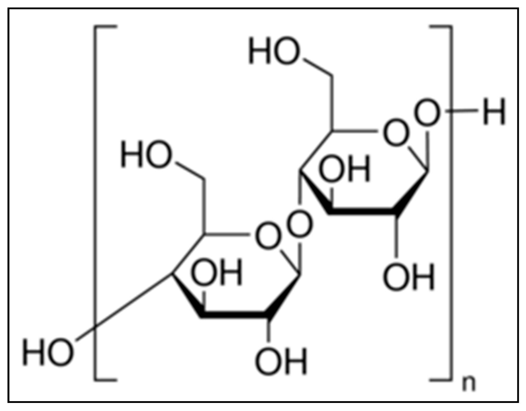 Structural Formula Of Cellulose