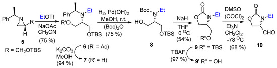 Alkylative Aziridine Ring-Opening Reactions
