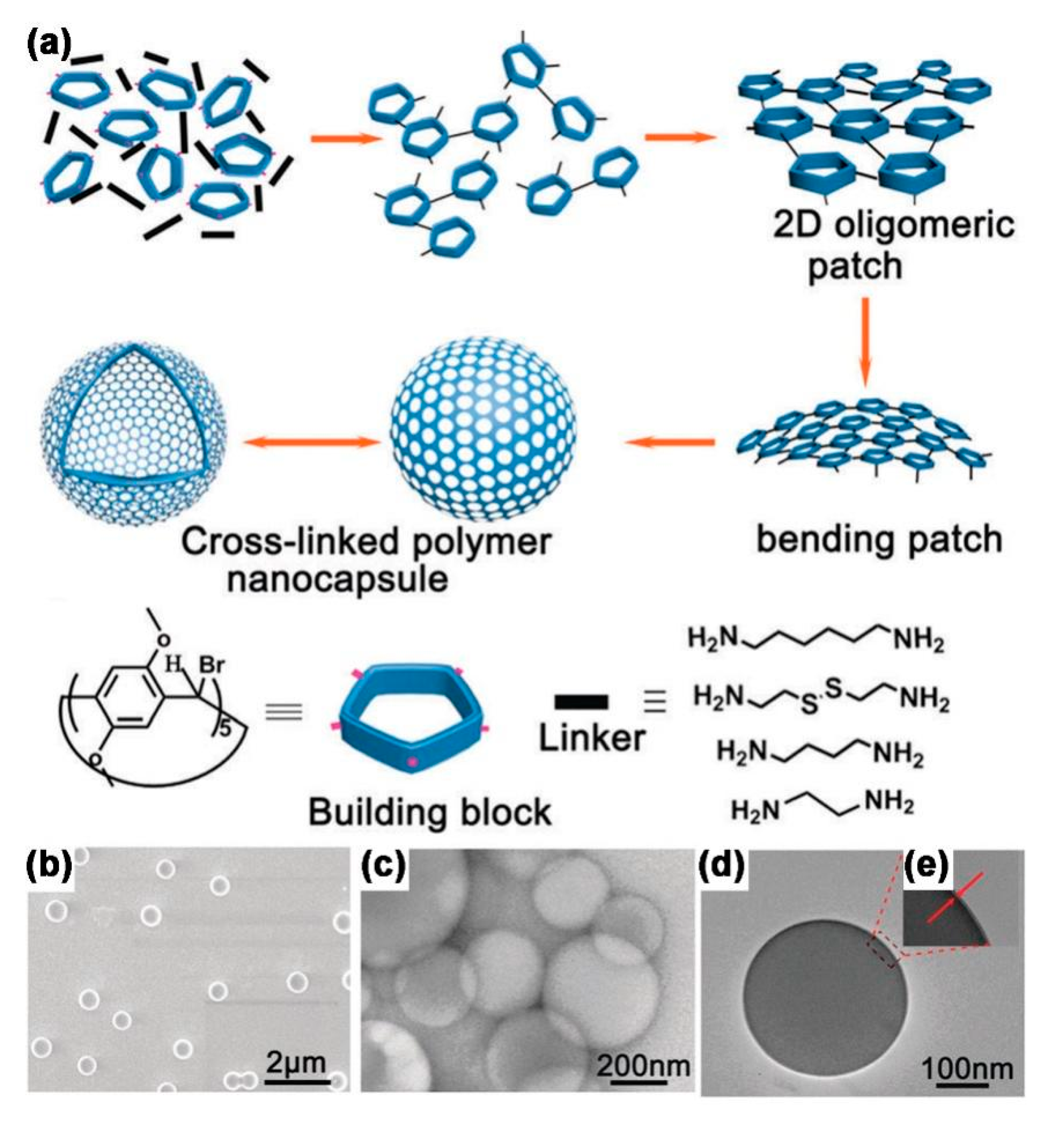 Template-Free Self-Assembly of Two-Dimensional Polymers into Nano ...