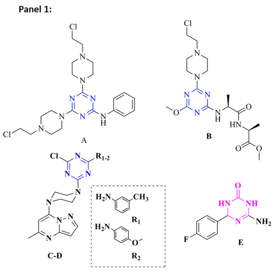 1,3,5-Triazine Nitrogen Mustards with Different Peptide Group as ...