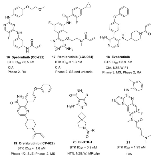Recent Advances in BTK Inhibitors for the Treatment of Inflammatory and ...