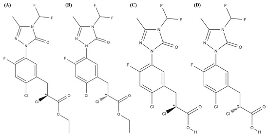 Simultaneous Enantiomeric Separation of Carfentrazone-Ethyl Herbicide ...