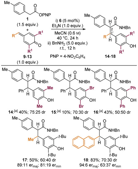 Isothiourea-Catalyzed Enantioselective α-Alkylation of Esters via 1,6-Conjugate Addition to para ...