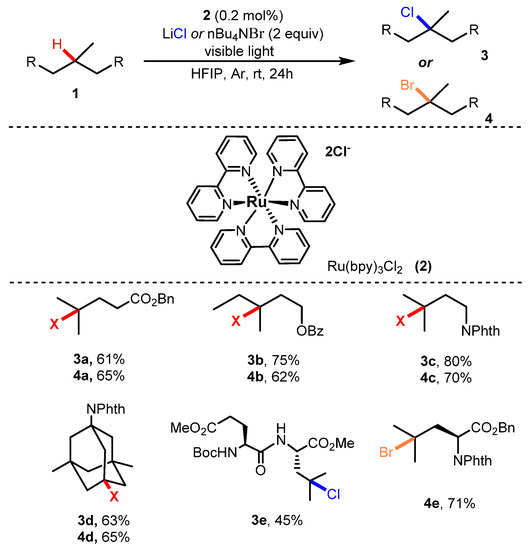 Visible-Light-Induced Catalytic Selective Halogenation with Photocatalyst