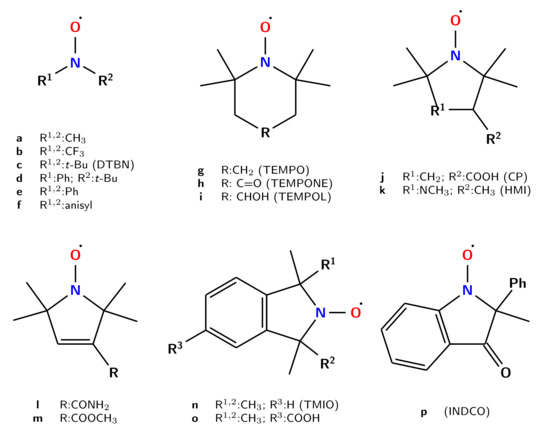 A Computational Journey across Nitroxide Radicals: From Structure to ...