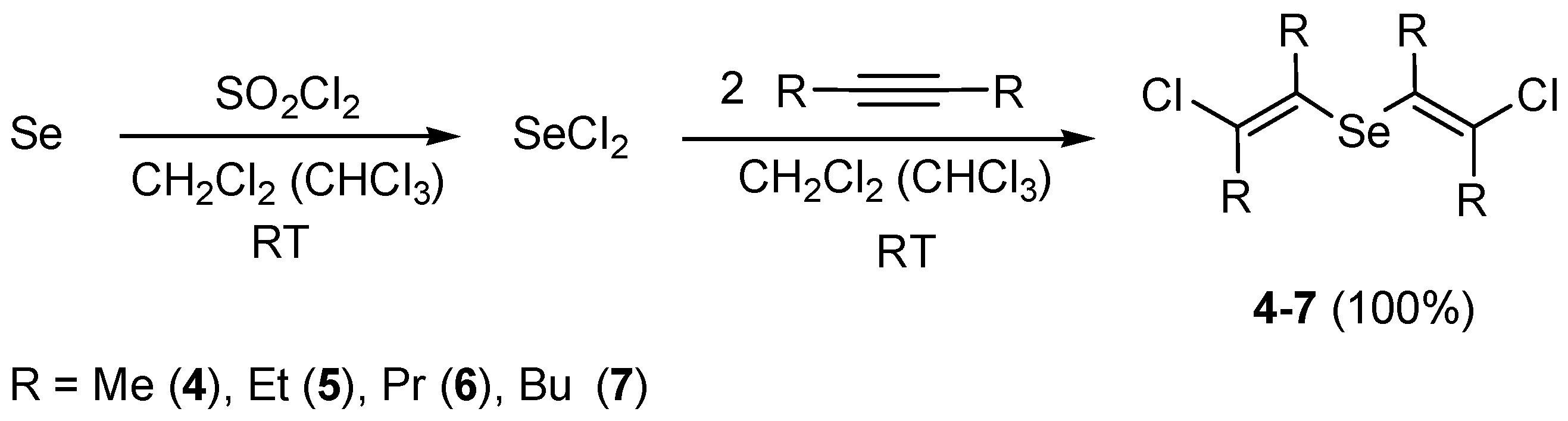 Selenium Dihalides Click Chemistry: Highly Efficient Stereoselective ...