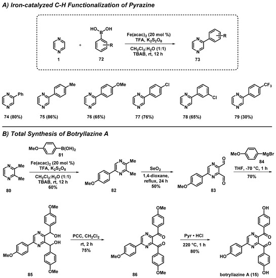 Pyrazine and Phenazine Heterocycles: Platforms for Total Synthesis and ...